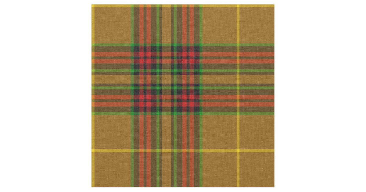 Clan Finnegan Tartan Fabric | Zazzle