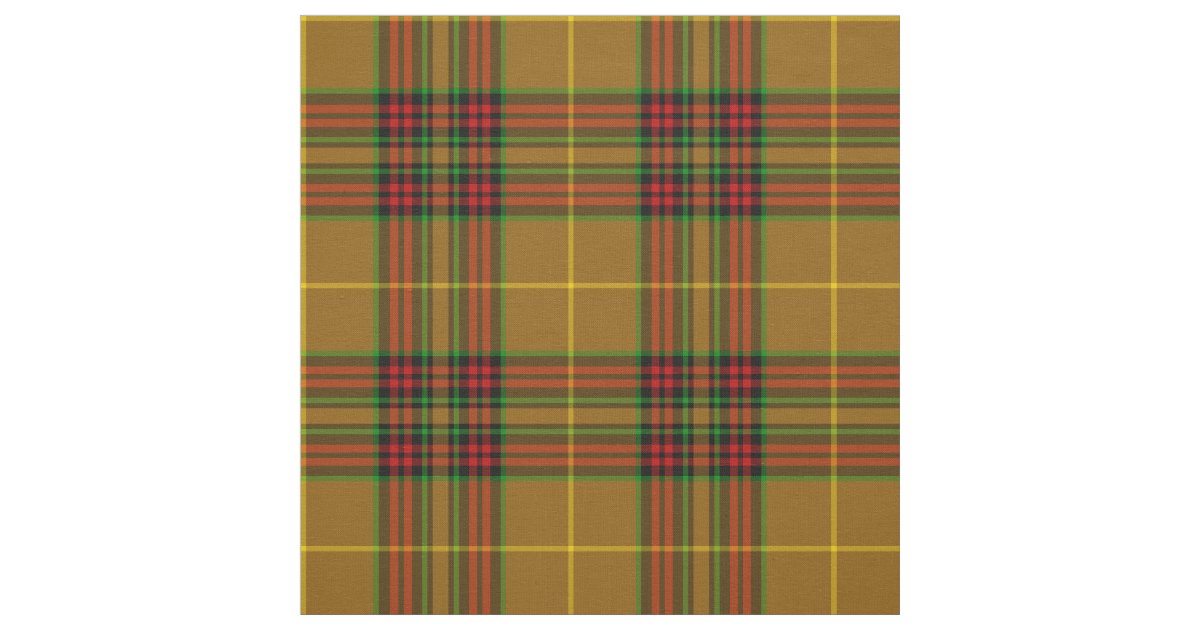 Clan Finnegan Tartan Fabric | Zazzle