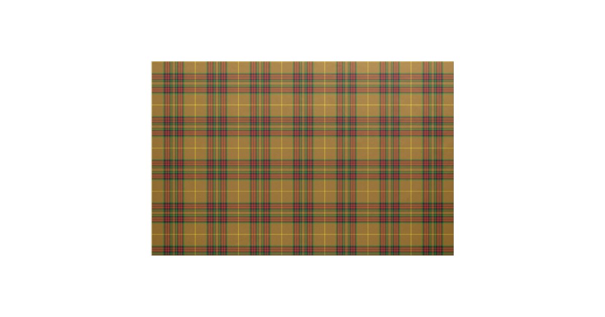 Clan Finnegan Tartan Fabric | Zazzle