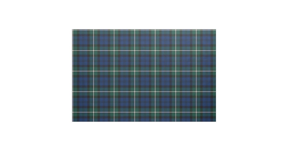 Clan Forbes Tartan Fabric | Zazzle