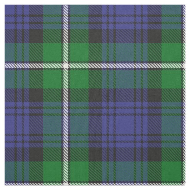Clan Forbes Tartan Fabric | Zazzle