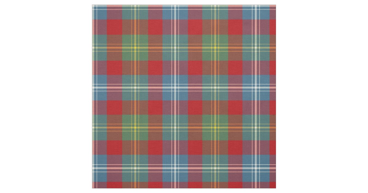 Clan Foster Ancient Tartan Fabric | Zazzle