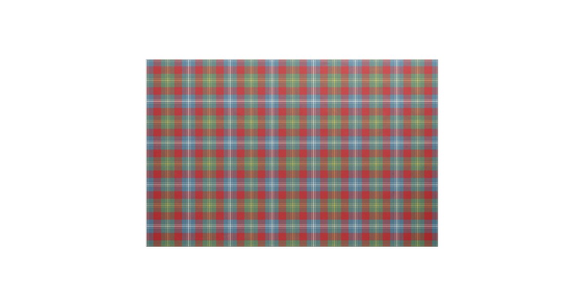 Clan Foster Ancient Tartan Fabric | Zazzle