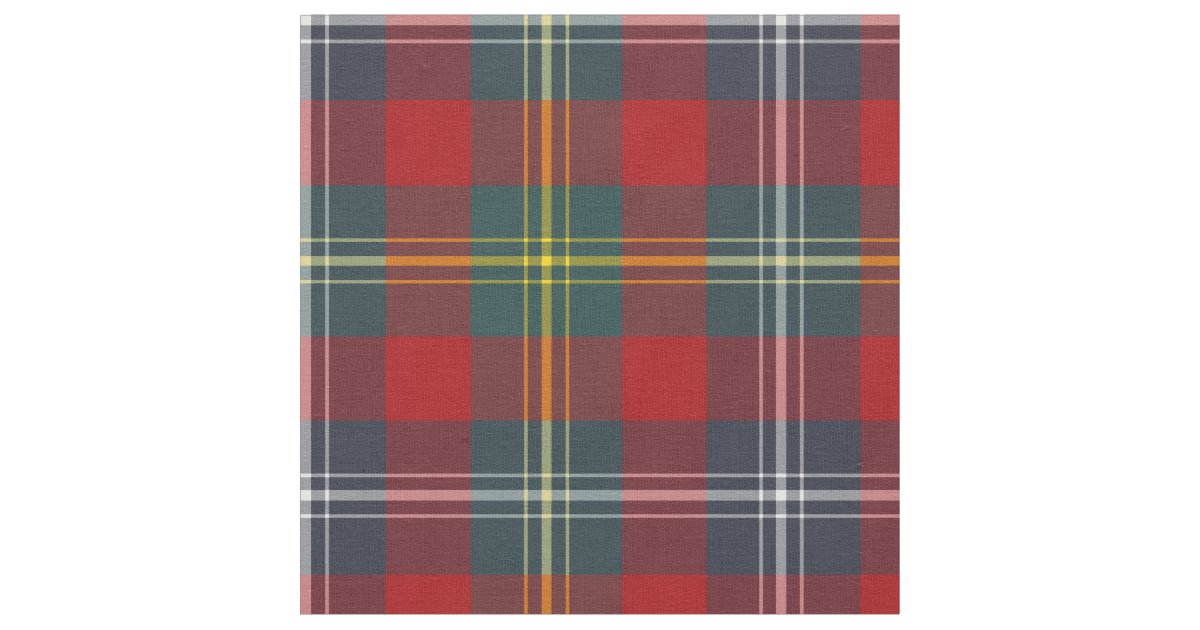 Clan Foster Tartan Fabric | Zazzle