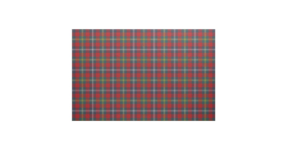 Clan Foster Tartan Fabric | Zazzle