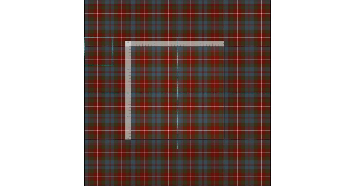 Clan Fraser of Lovat Weathered Tartan Fabric | Zazzle