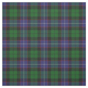 Clan Currie Scottish Tartan Plaid Fabric | Zazzle