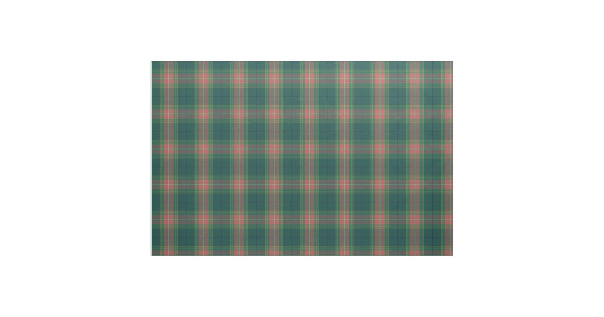 Clan Gallagher Irish Tartan Plaid Fabric | Zazzle