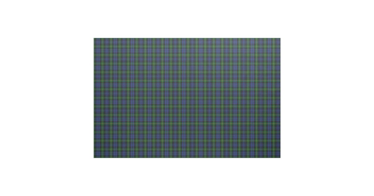 Clan Gordon Scottish Tartan Plaid Fabric | Zazzle