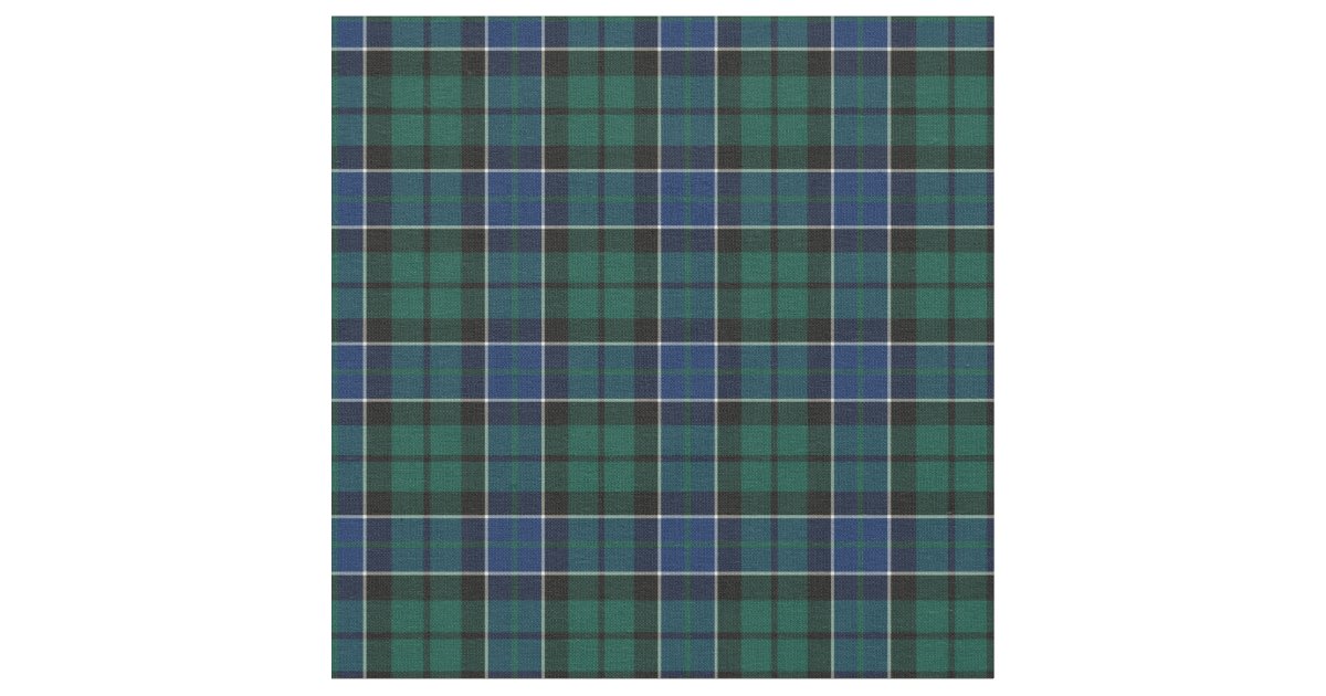 Clan Graham Tartan Fabric | Zazzle