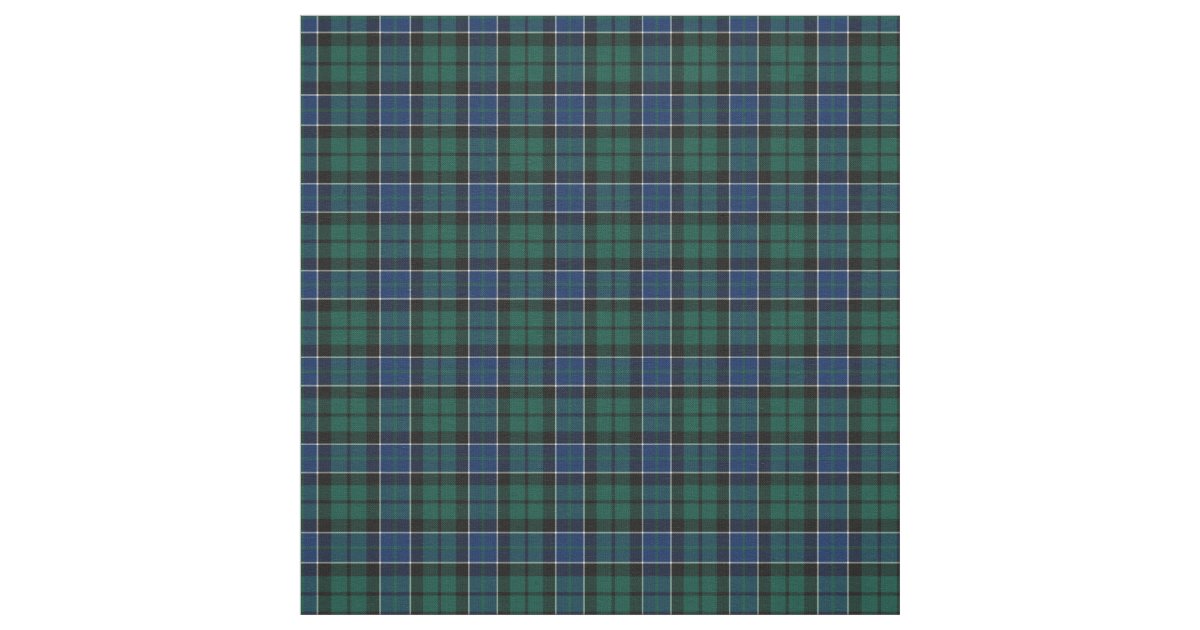 Clan Graham Tartan Fabric | Zazzle