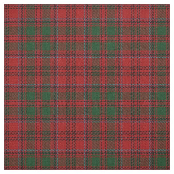 Clan Currie Scottish Tartan Plaid Fabric | Zazzle