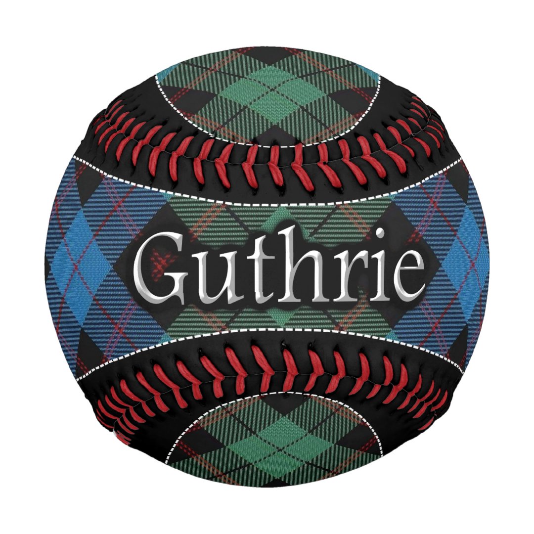 Clan Guthrie Scottish Dream Tartan Baseball | Zazzle