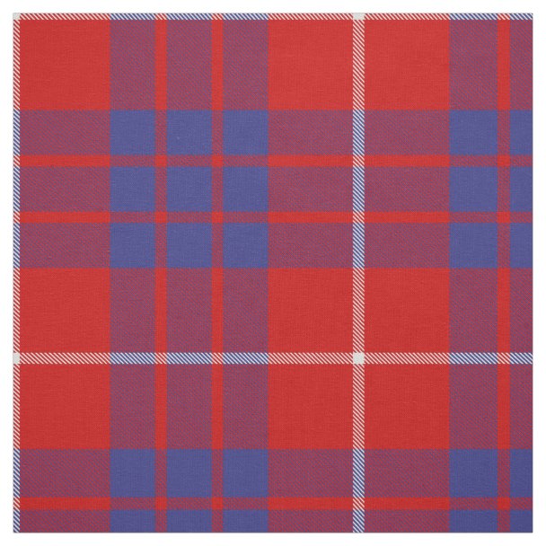 Clan Hamilton Tartan Fabric | Zazzle