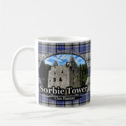 Clan Hannay Sorbie Tower Castle Tartan Coffee Mug | Zazzle