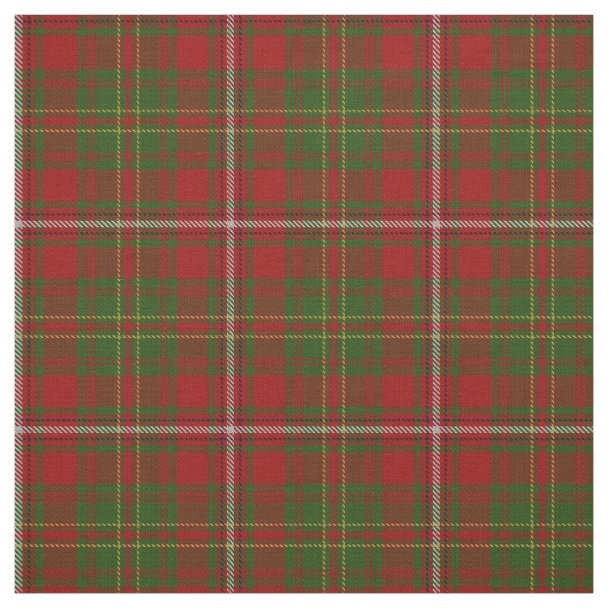Clan Hay Tartan Fabric | Zazzle