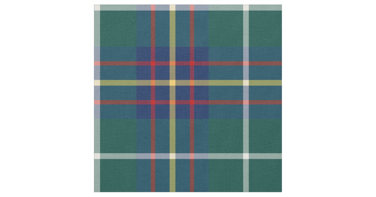 Clan Inglis Tartan Fabric | Zazzle