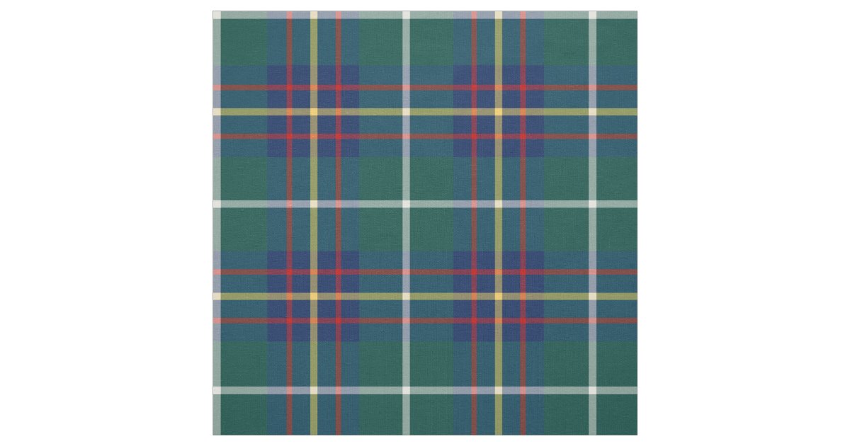 Clan Inglis Tartan Fabric | Zazzle