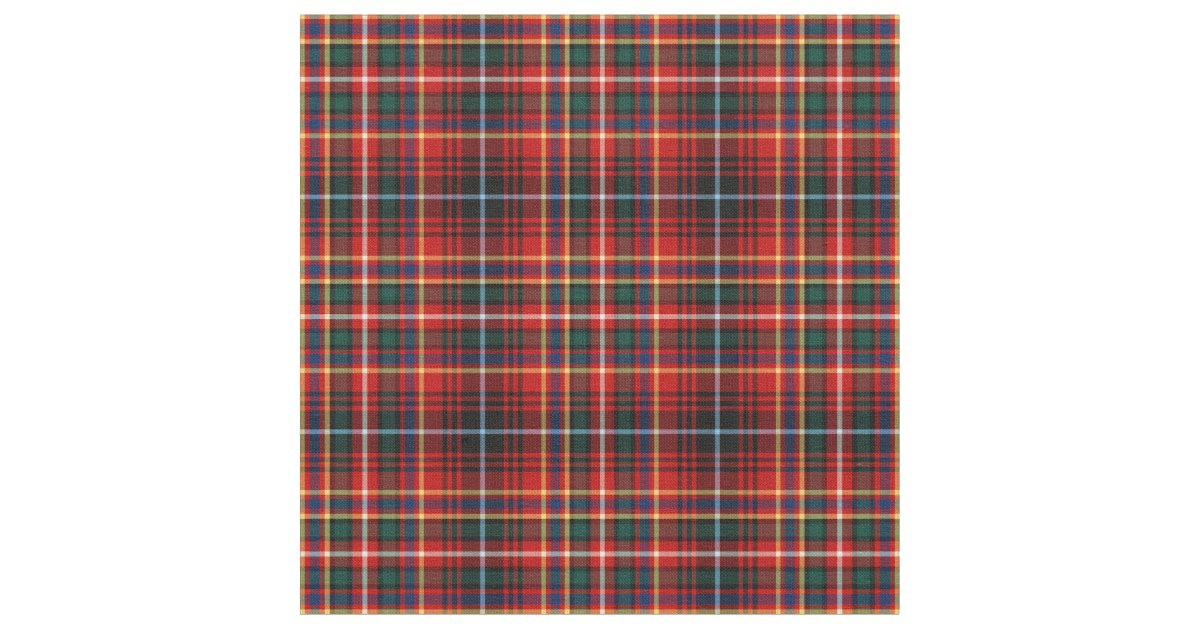 Clan Innes Tartan Fabric | Zazzle
