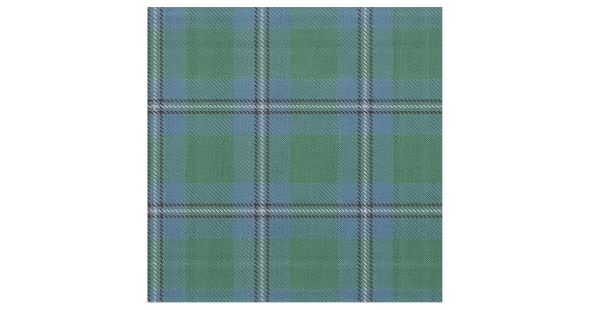 Clan Irvine Irwin Scottish Tartan Plaid Fabric | Zazzle