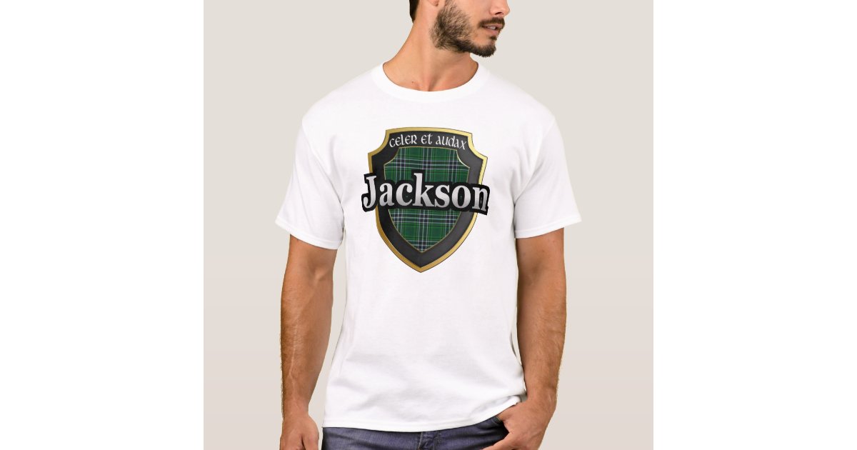 Clan Jackson Scotland Tartan Dynasty T-Shirt | Zazzle