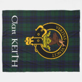 Clan Keith Crest Modern Fleece Blanket | Zazzle