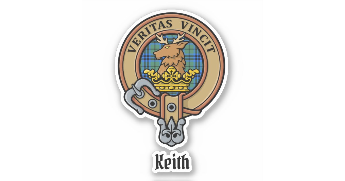 Clan Keith Crest Sticker | Zazzle