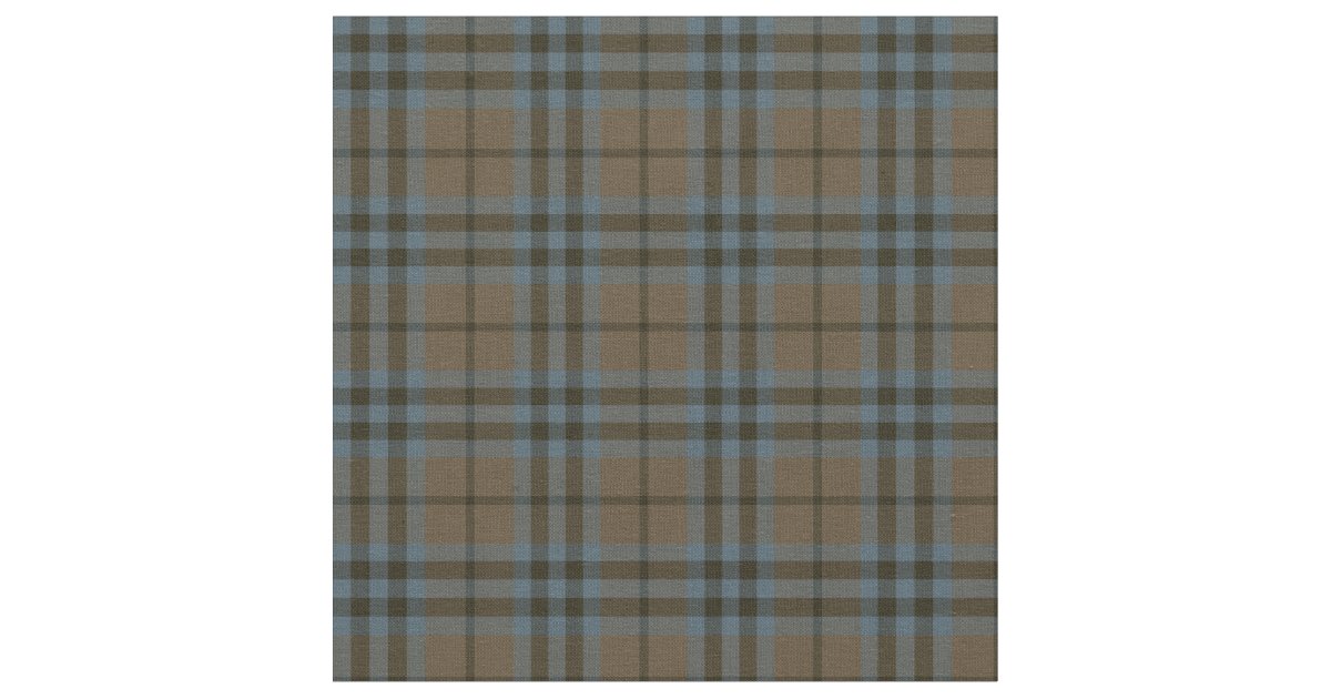 Clan Keith Weathered Tartan Fabric | Zazzle