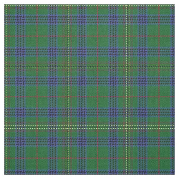 Ross clan Plaid Scottish tartan Fabric | Zazzle.com