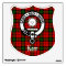 Clan Kerr Crest and Tartan Wall Decal | Zazzle
