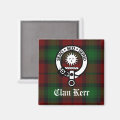 Clan Kerr Tartan and Crest Badge Magnet | Zazzle