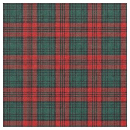 Clan McCann Tartan Blue and Gold Plaid Fabric | Zazzle