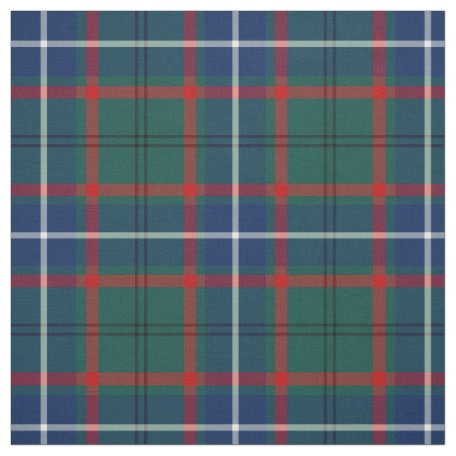 Clan Currie Scottish Tartan Plaid Fabric | Zazzle