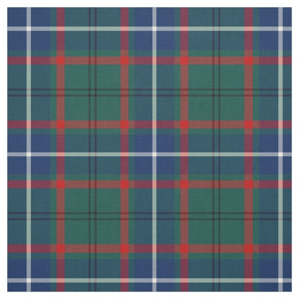 Clan Currie Scottish Tartan Plaid Fabric | Zazzle