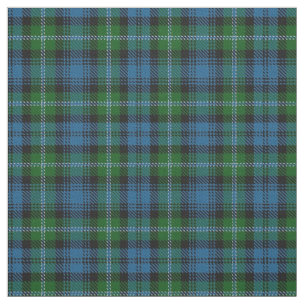 Clan Little Tartan Plaid Fabric | Zazzle