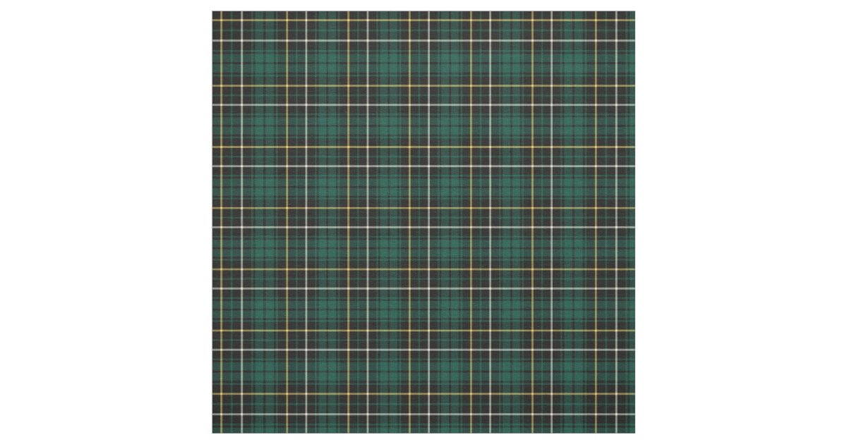 Clan MacAlpine Tartan Fabric | Zazzle
