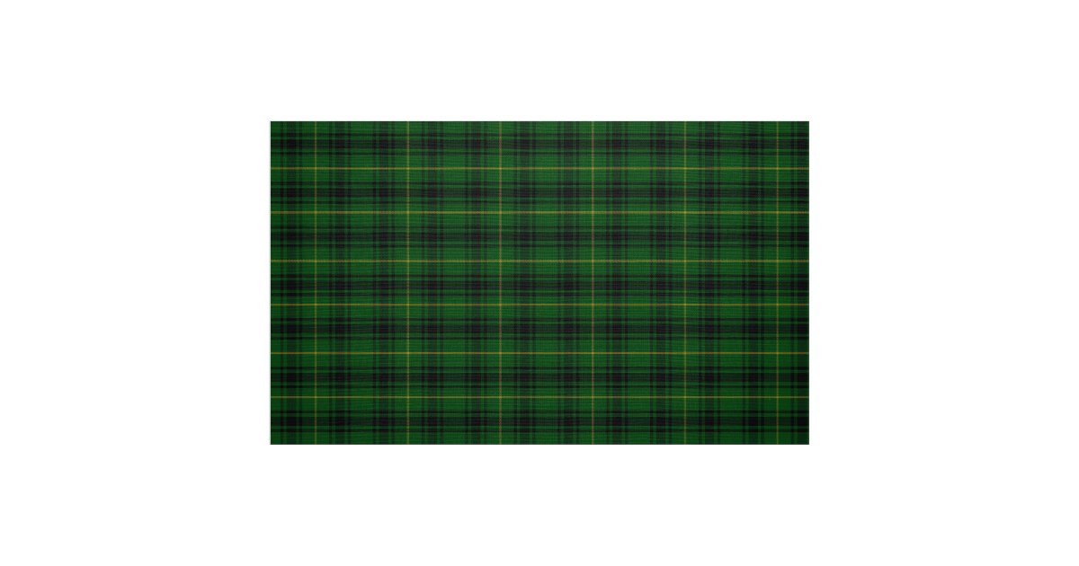Clan MacArthur Tartan Plaid Fabric | Zazzle