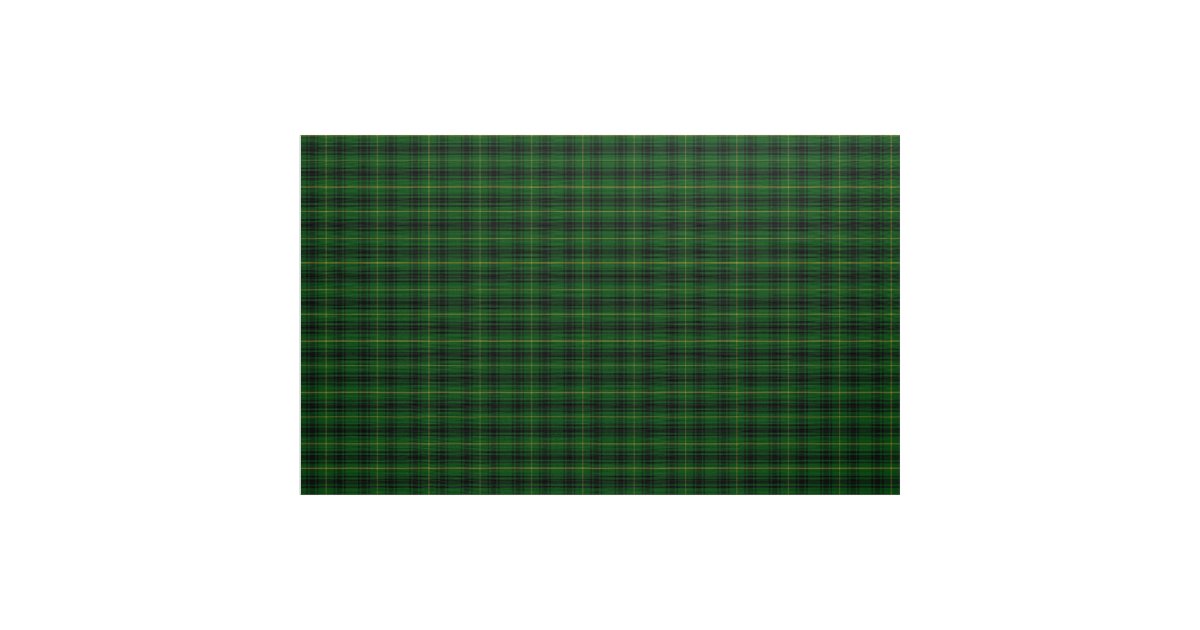 Clan MacArthur Tartan Plaid Fabric | Zazzle