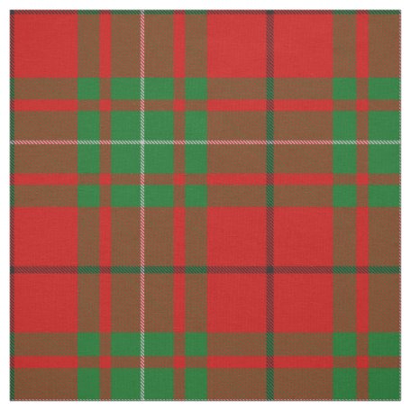 Clan MacAulay Tartan Fabric | Zazzle