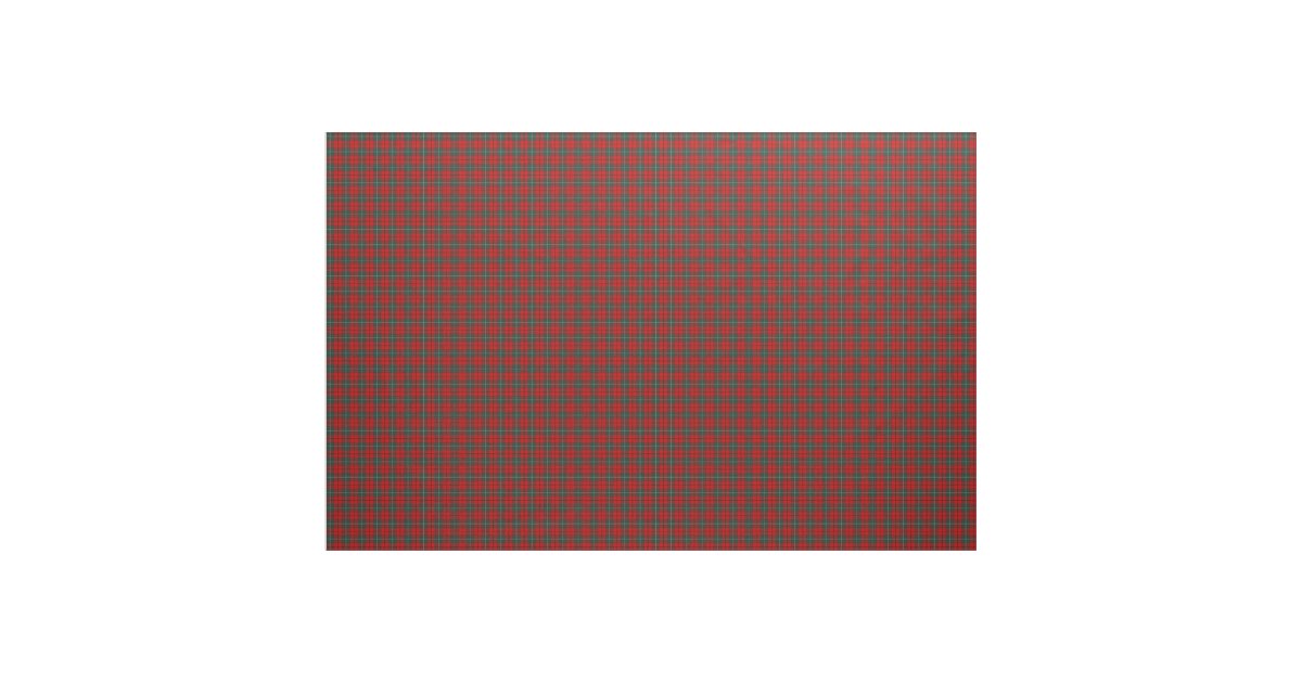 Clan MacAulay Tartan Fabric | Zazzle