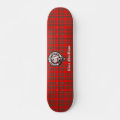 Clan MacBean Crest Badge & Tartan Skateboard | Zazzle