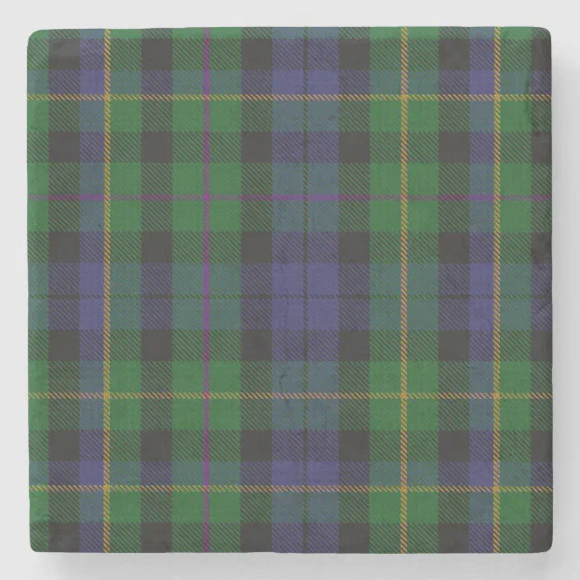 Clan MacBride Tartan Plaid Stone Coaster | Zazzle