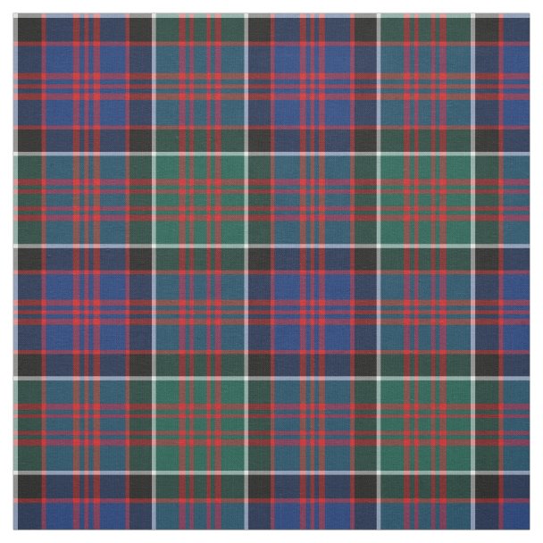 Clan MacDonald Scottish Tartan Plaid Fabric | Zazzle