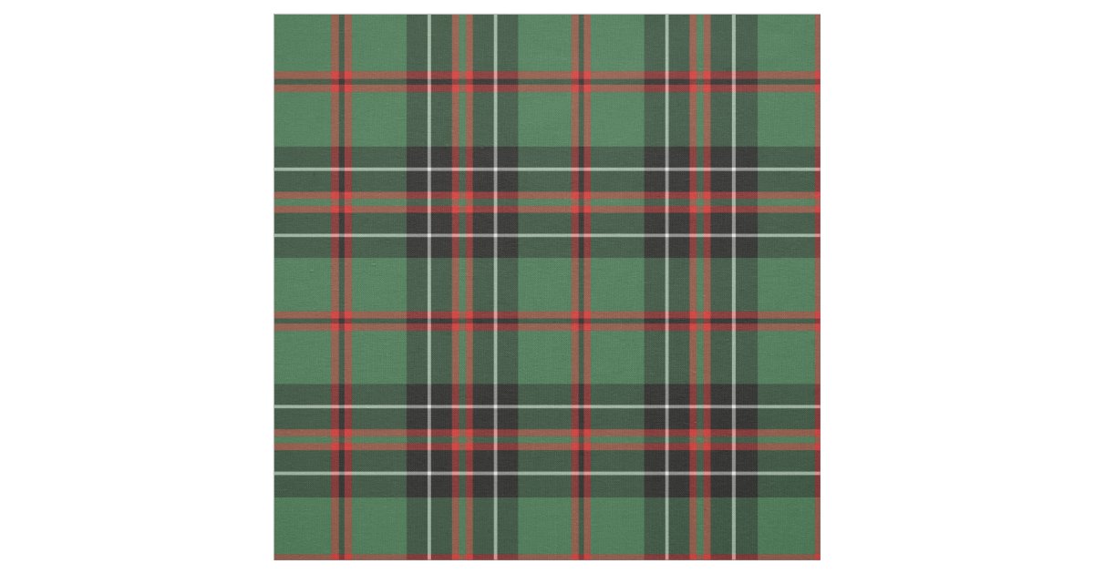 Clan MacHardy Tartan Fabric | Zazzle