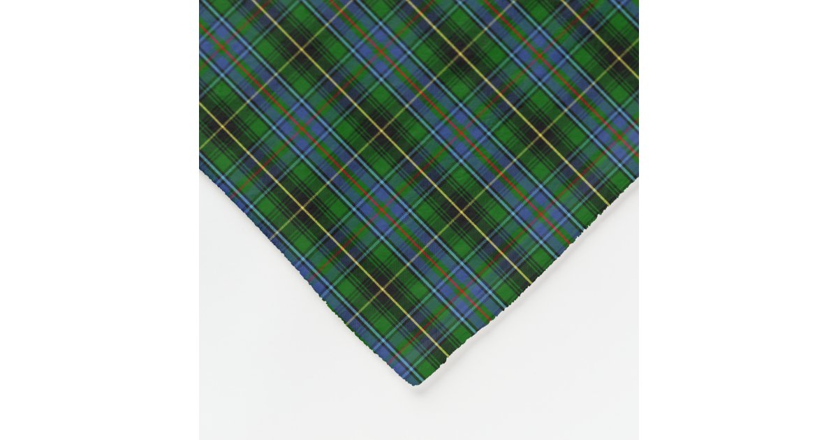 Clan MacInnes Tartan Fleece Blanket | Zazzle