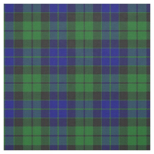 Clan MacKay Tartan Fabric | Zazzle