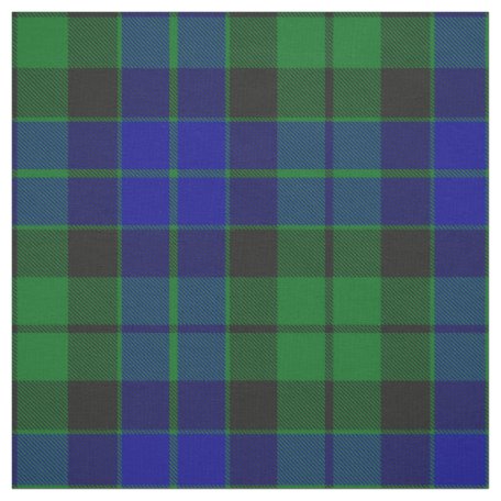 MacKay Tartan Print Fabric | Zazzle