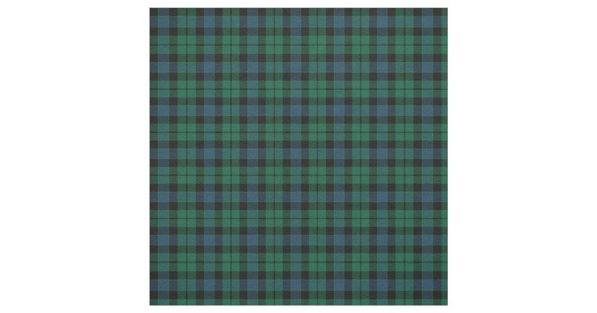 Clan MacKay Tartan Fabric | Zazzle