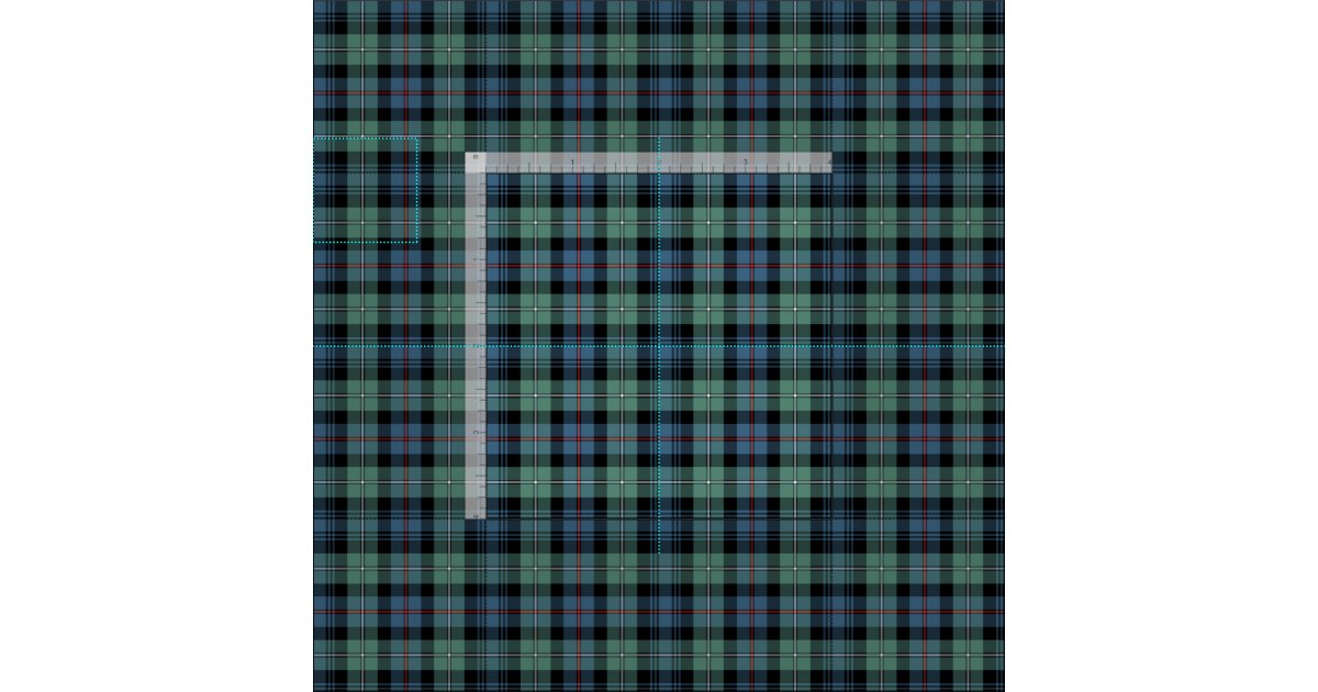 Clan Mackenzie Ancient Tartan Fabric | Zazzle
