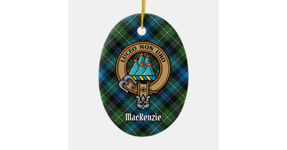 Clan MacKenzie Crest Ceramic Ornament | Zazzle